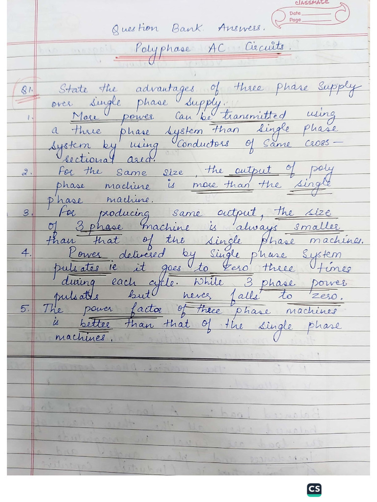 Updated BEE UNIT-4B Poly phase Circuits | PDF