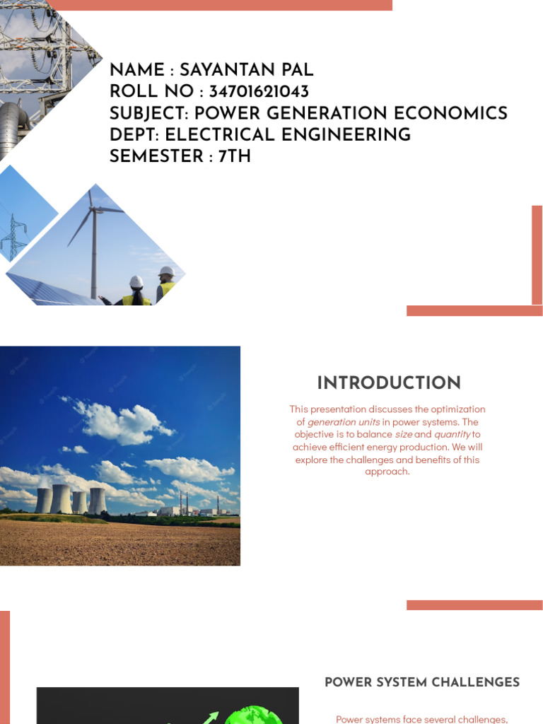 Sayantan Pal Power Generation | PDF