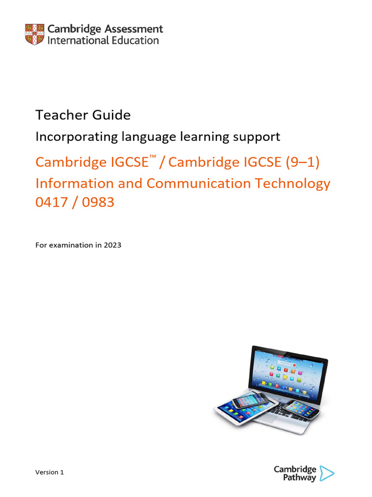 0417 Teacher Guide (For Examination From 2023) | PDF | Learning ...