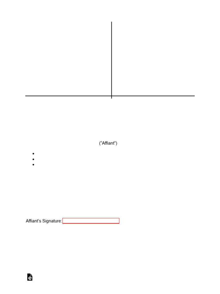 Affidavit Template for Legal Use | PDF