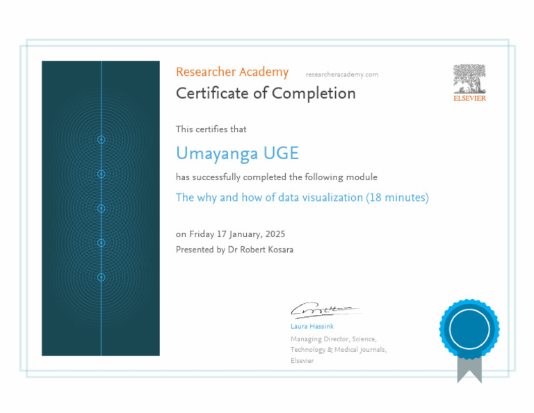Data Visualization Certificate | PDF