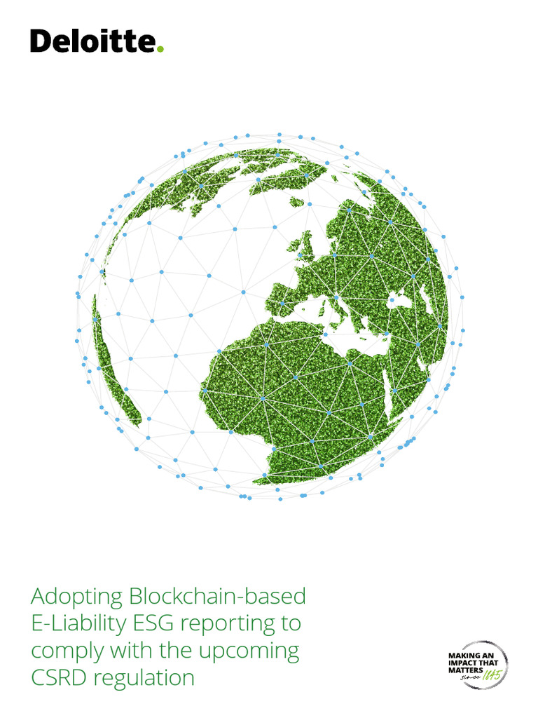 Blockchain-for-ESG-whitepaper - Fall 2024 | PDF | Supply Chain