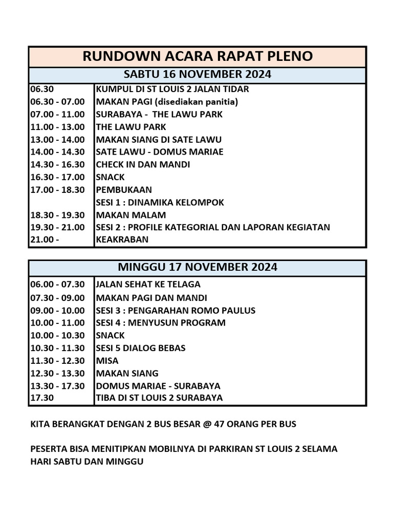 RUNDOWN | PDF