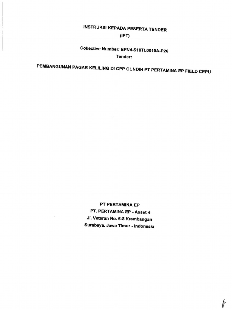 IPT Pagar Keliling | PDF