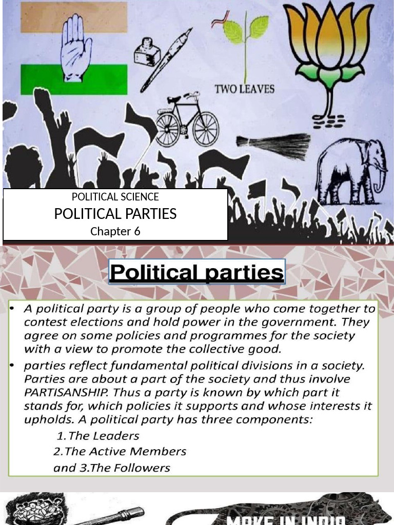 GRADE X - POLITICAL SCIENCE - Political Parties | PDF | Political ...