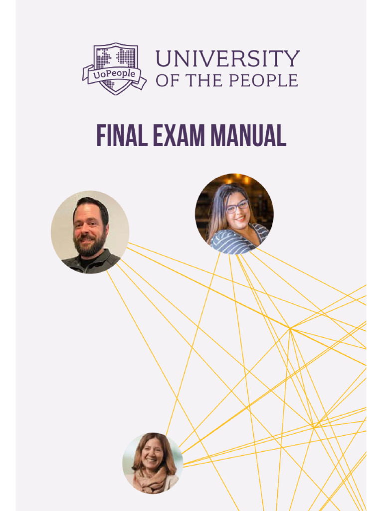 Uopeople Final Exam Manual | PDF