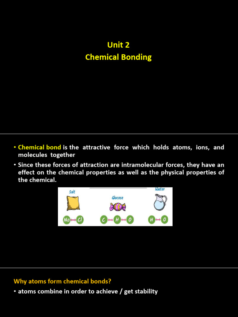 Grade 11 Chemistry Unit 2 | PDF | Molecular Orbital | Chemical Polarity