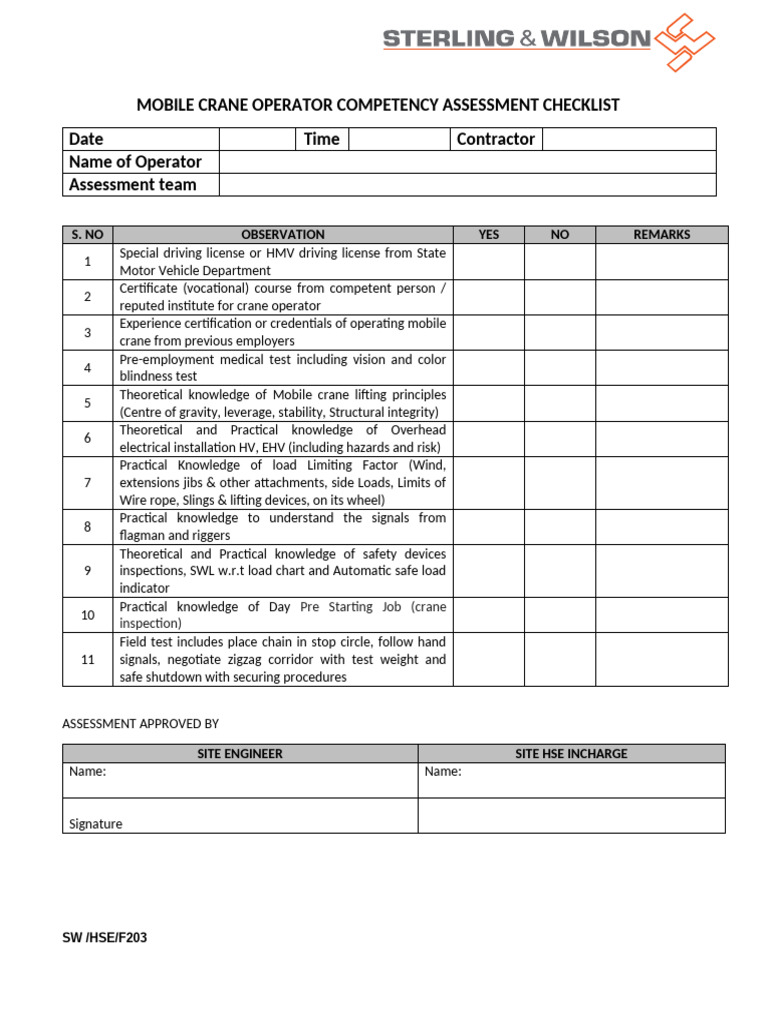 3.Crane Operator | PDF