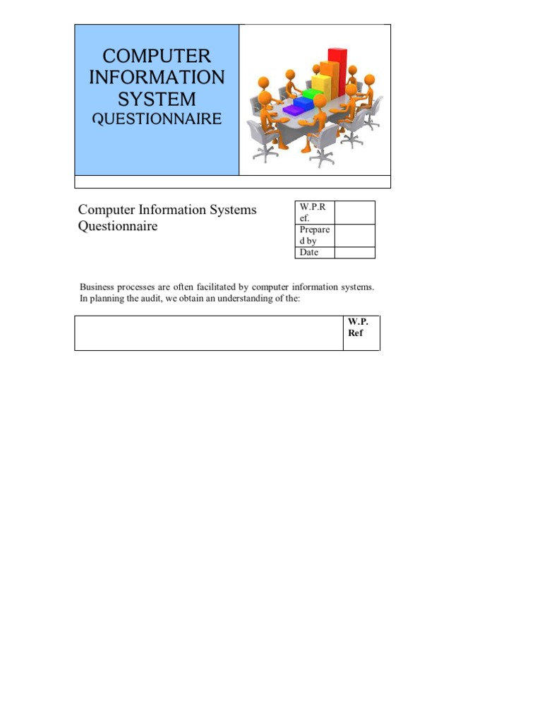 Computer Information System Questionnaire | PDF | Computer Network ...
