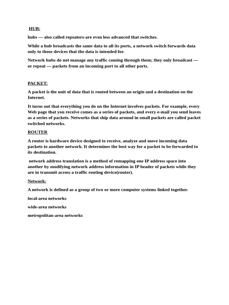 Hub 1 | PDF