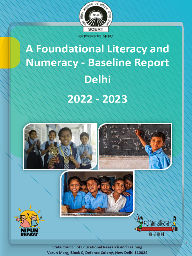 Delhi FLN Baseline Report 2022-2023 | PDF | Human Communication | Cognition