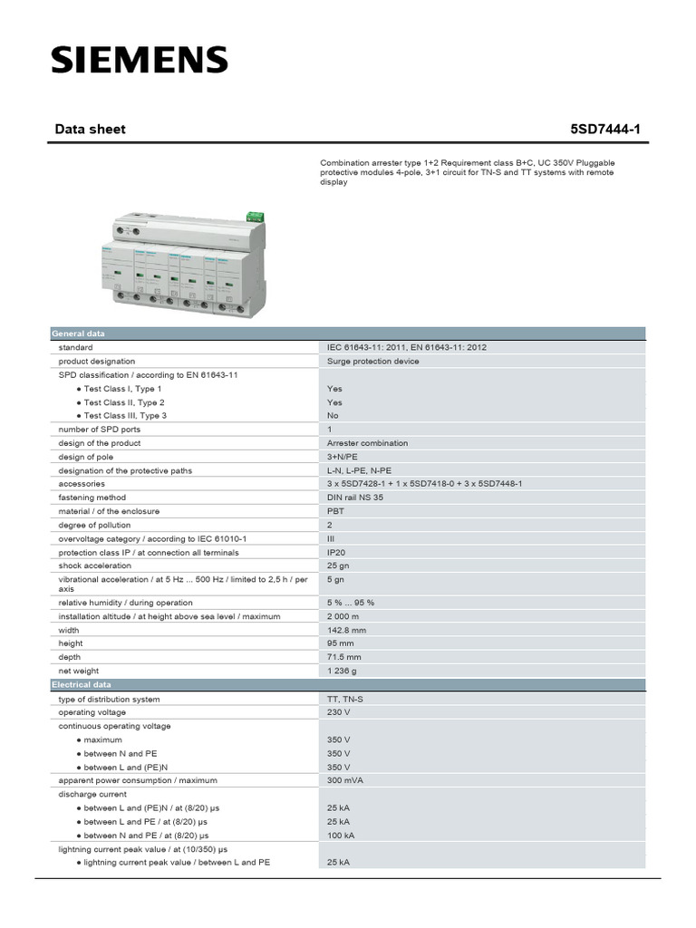5SD7444-1 | PDF | Voltage | Electrical Engineering