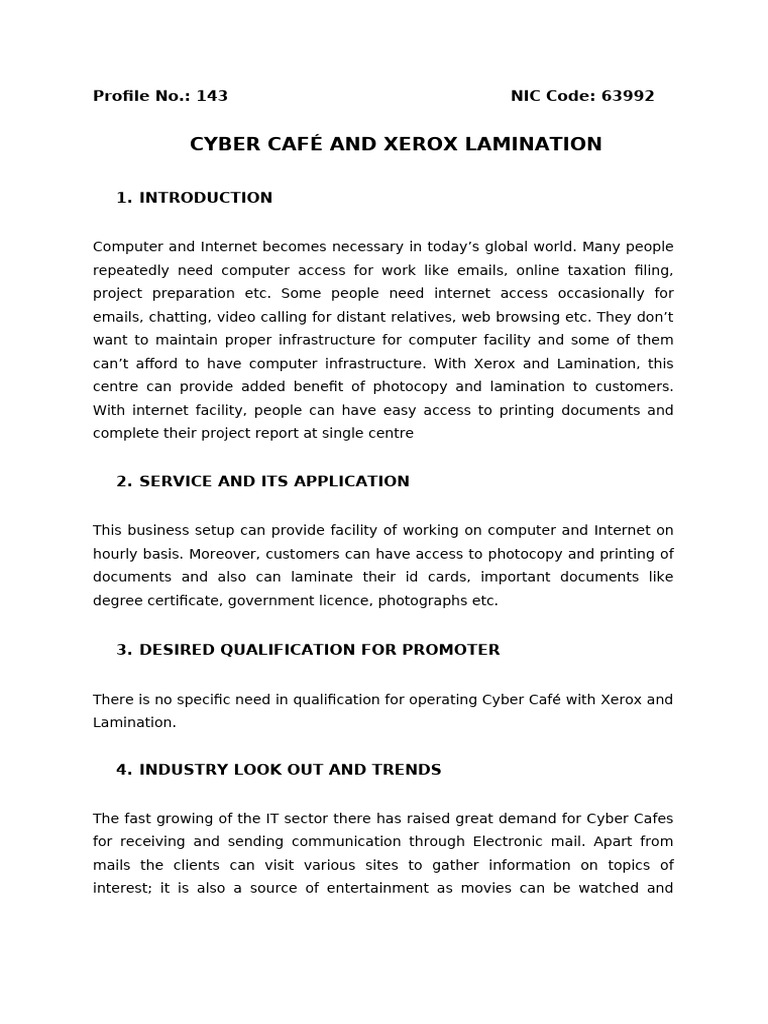 Cyber Cafe Xerox Lamination | PDF | Printer (Computing) | Internet