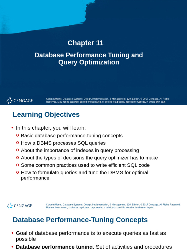 CH 11 | PDF | Databases | Database Index