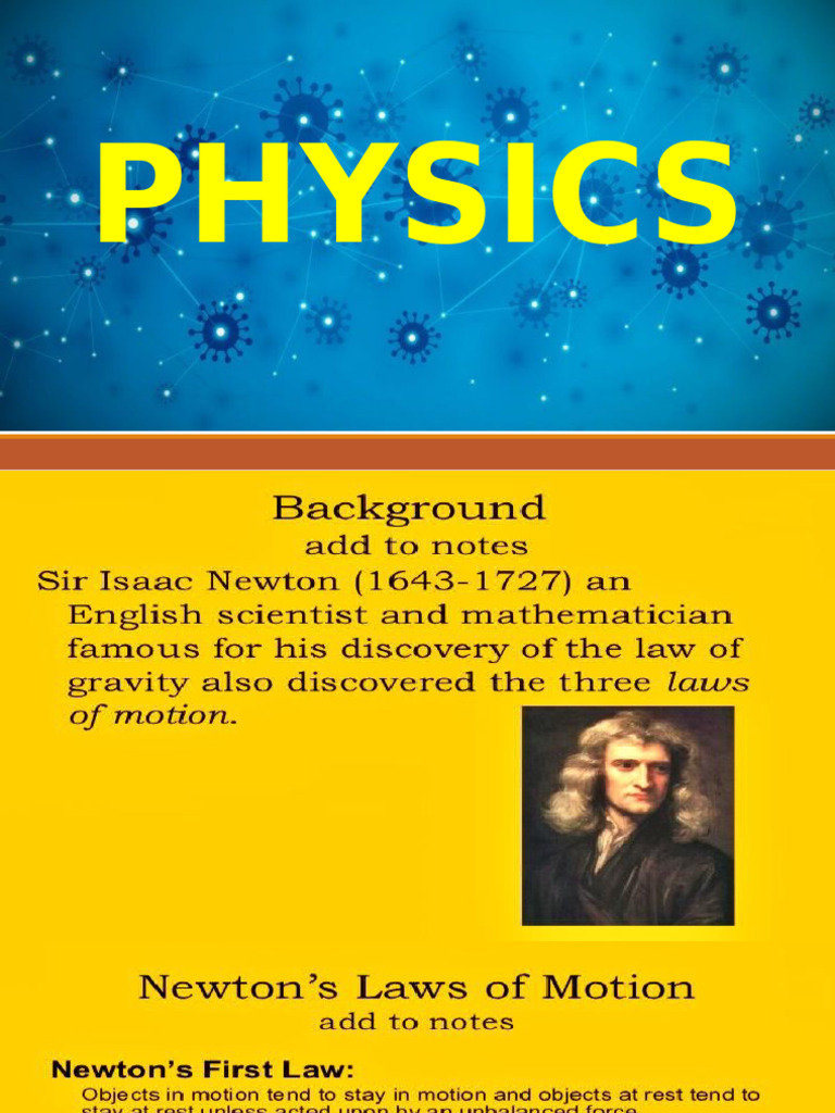 Newton's Laws of Motion | PDF