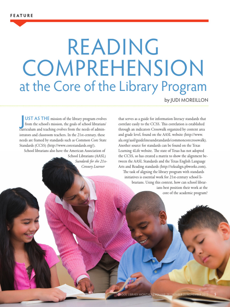 Reading Comprehension at The Core of The Library Program | PDF ...