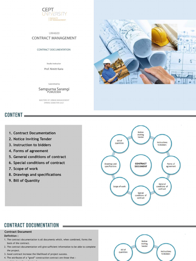 Contract Documentation | PDF