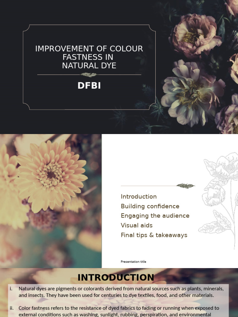 Improve Natural Dye Fastness | PDF | Dye | Dyeing