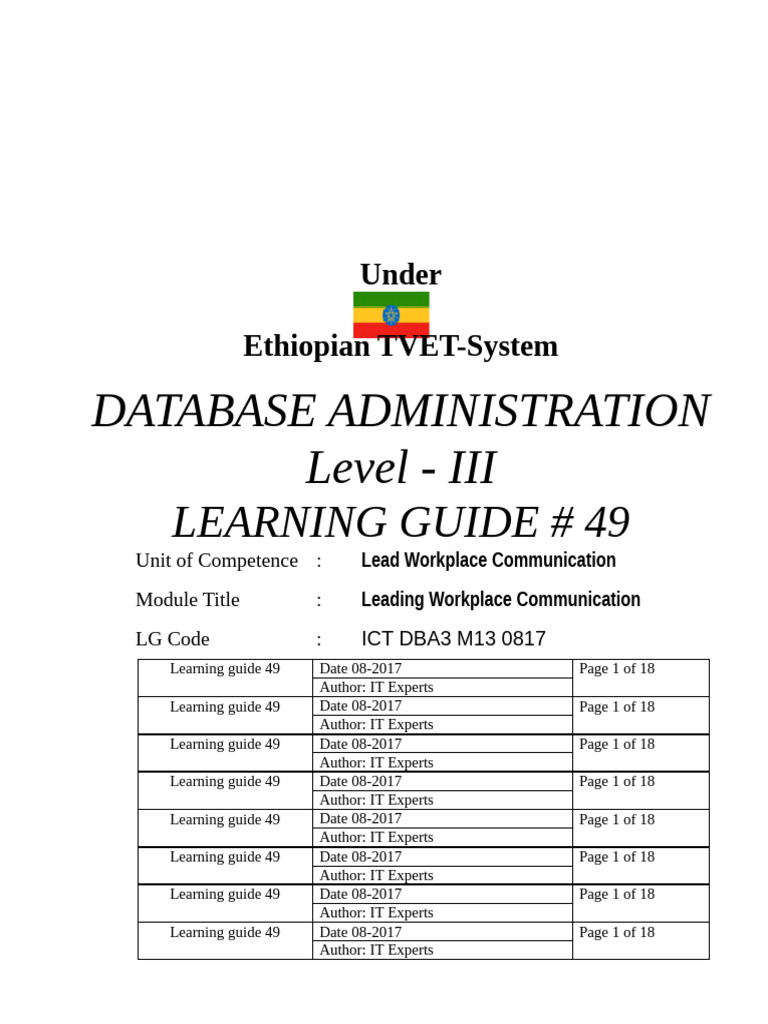 LO1 Lead Workplace Communication | PDF | Communication | Nonverbal ...