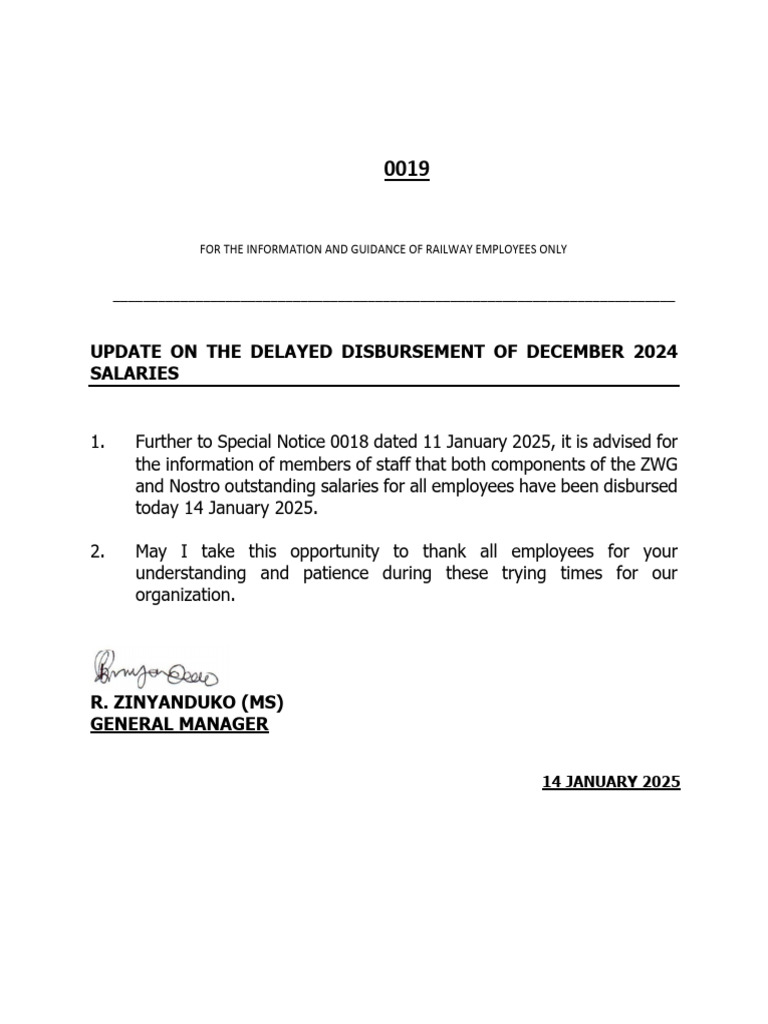 SPECIAL NOTICE 0019 (2) | PDF