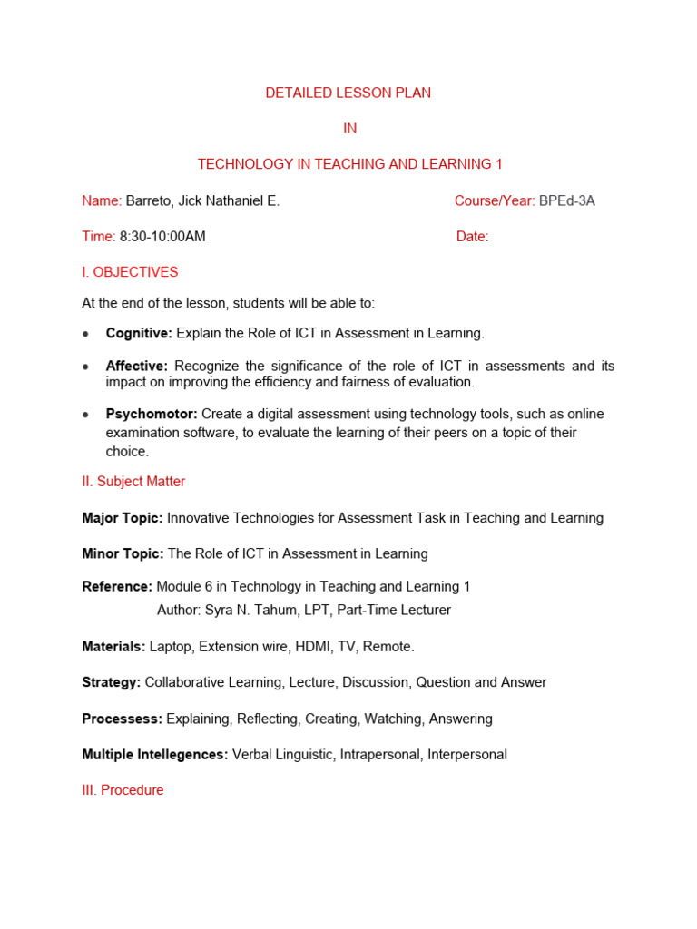 DLP | PDF | Educational Technology | Educational Assessment