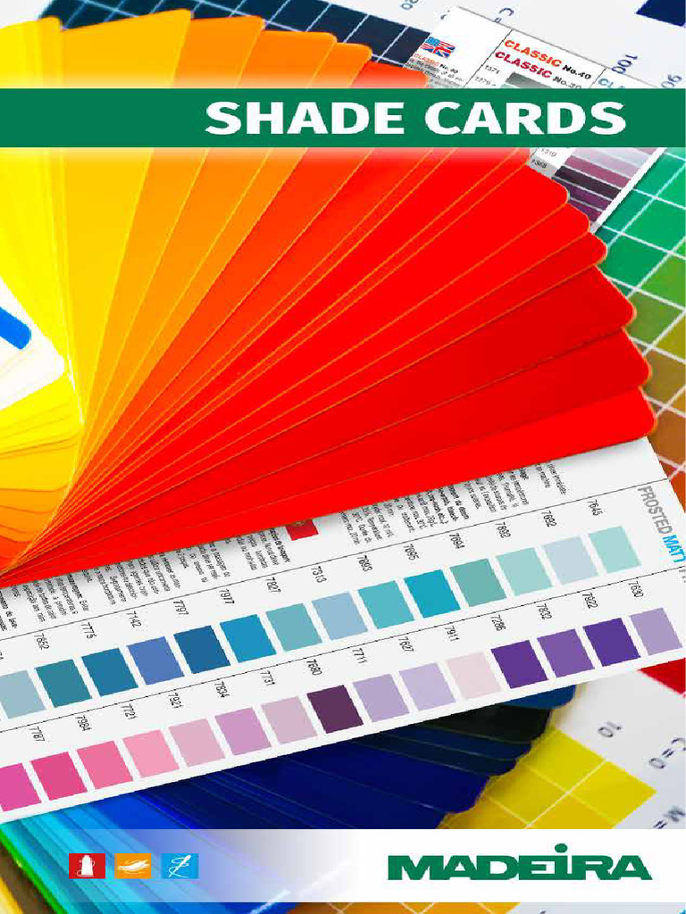 Colour Cards | PDF | Rayon | Polymers