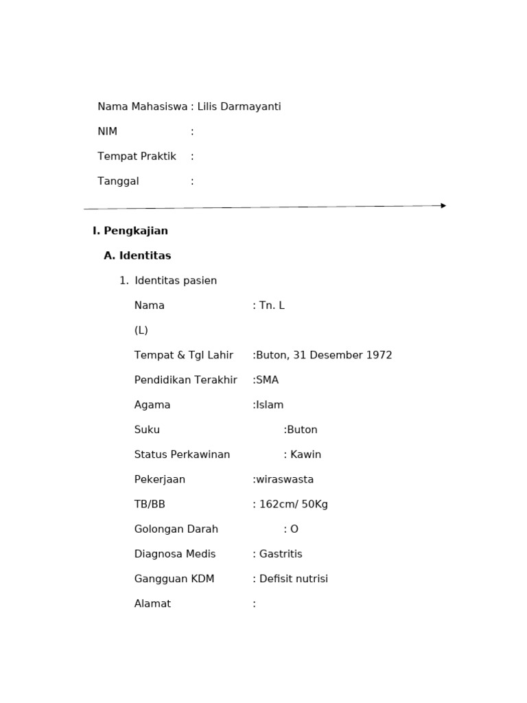 Askep Defisit Nutrisi-2 | PDF