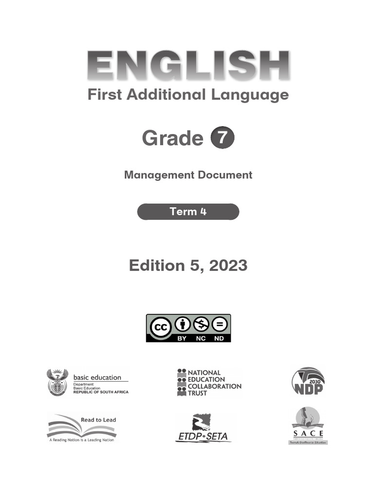 GR 7 Term 4 2023 PSRIP EFAL Management Document | PDF | Reading Comprehension | Learning