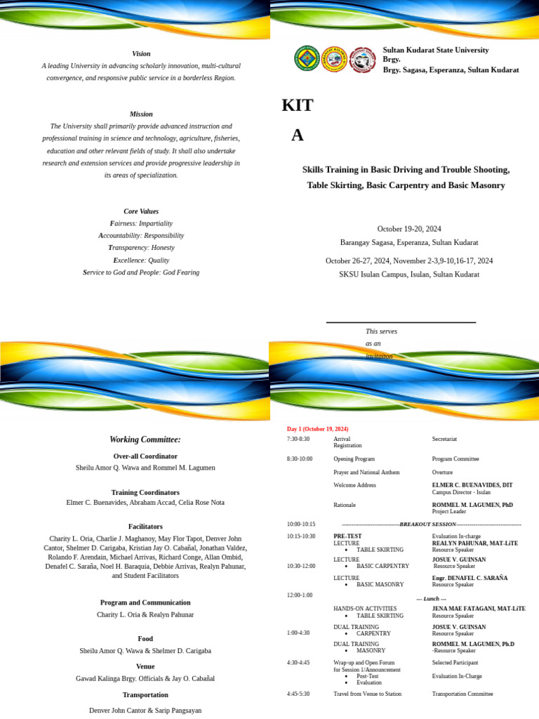 Kitta NG Purok Program | PDF | Science