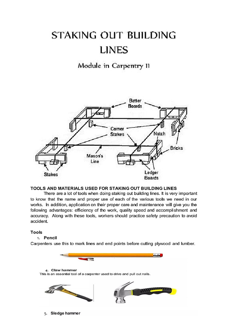 Carpentry Training Module | PDF
