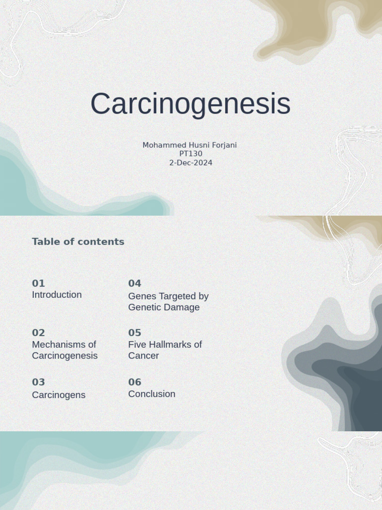 Understanding Carcinogenesis Process | PDF