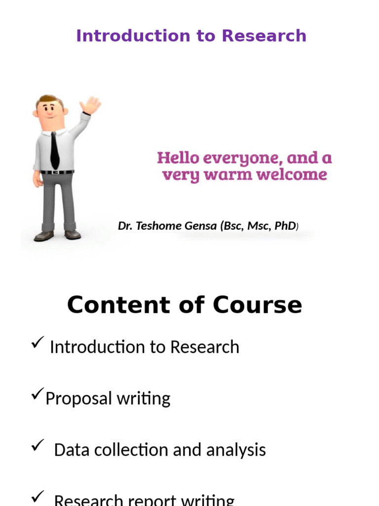 Introduction To Research | PDF | Knowledge | Science