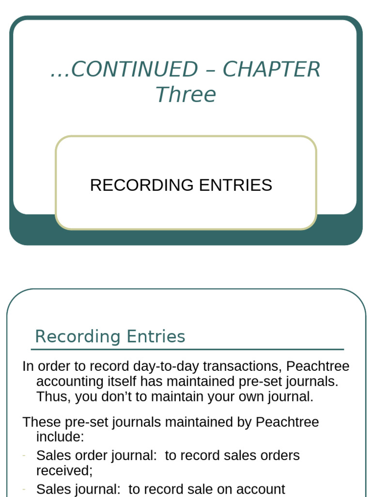 II Rcording general journal entries | PDF | Debits And Credits | Accounting