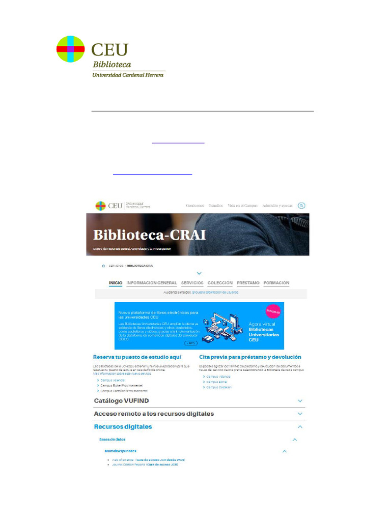 Guia Acceso JCR | PDF