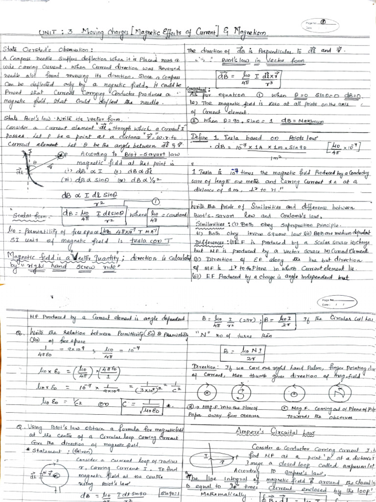 Magnetism Notes | PDF