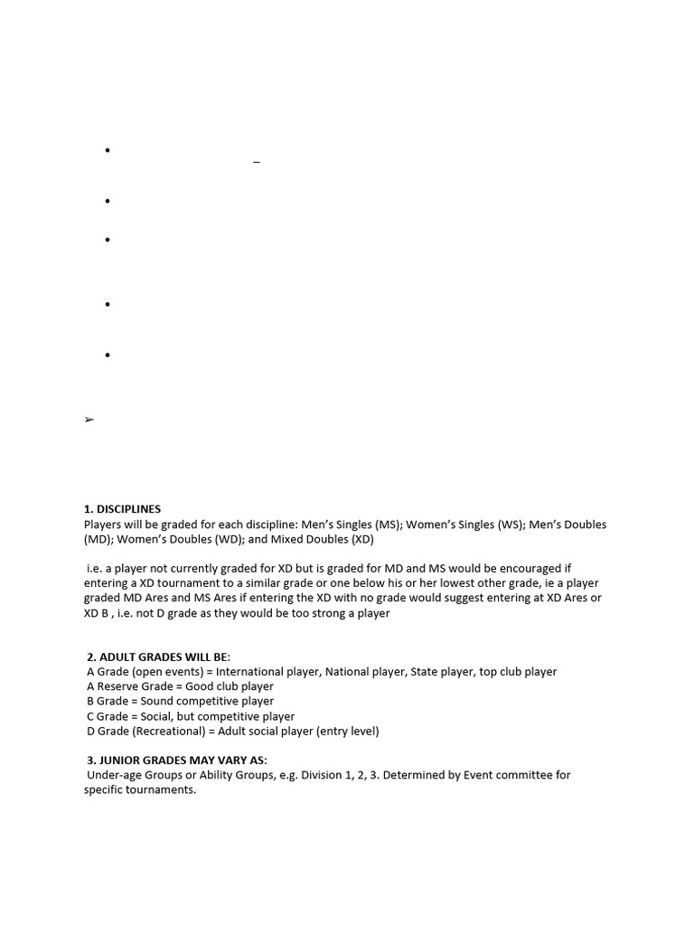 Grading Rules March 2022 | PDF