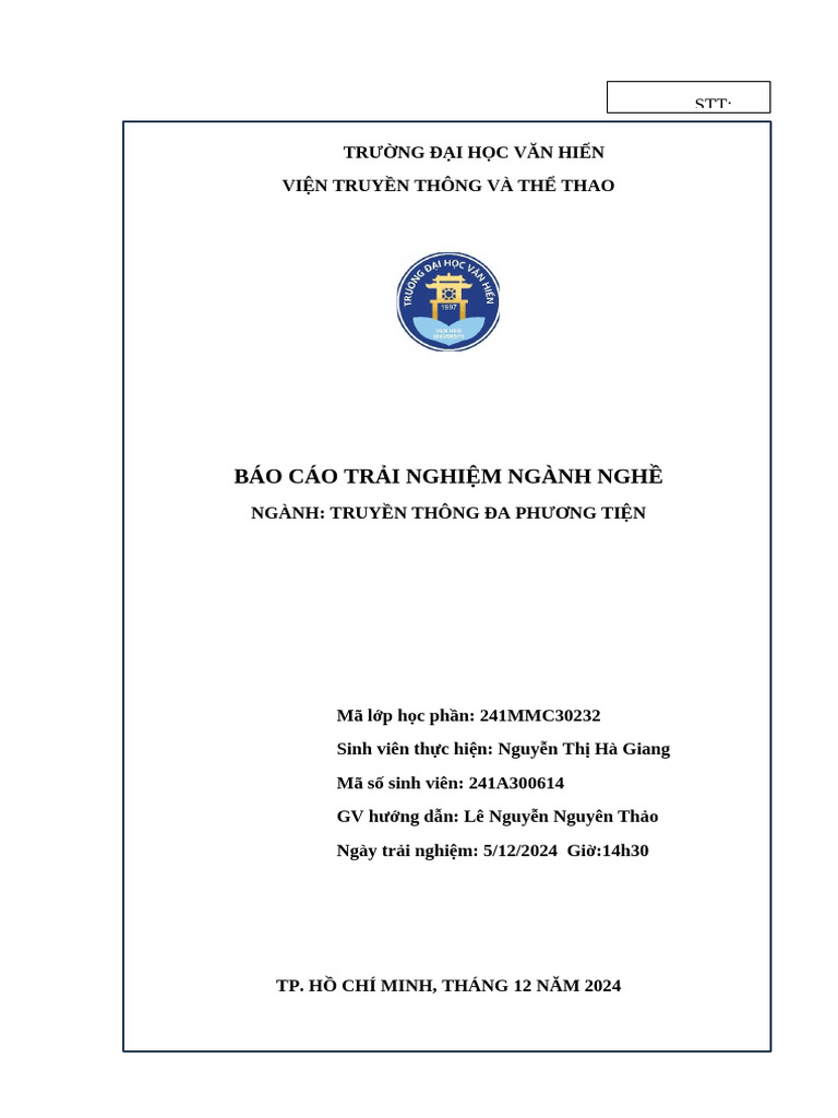 Báo Cáo TNNN | PDF