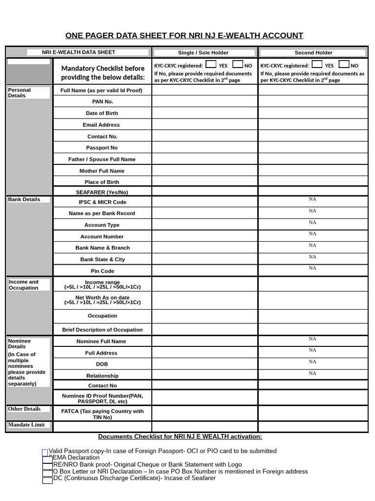 NRI_EWA_Data_Sheet__2_ | PDF | Government And Personhood