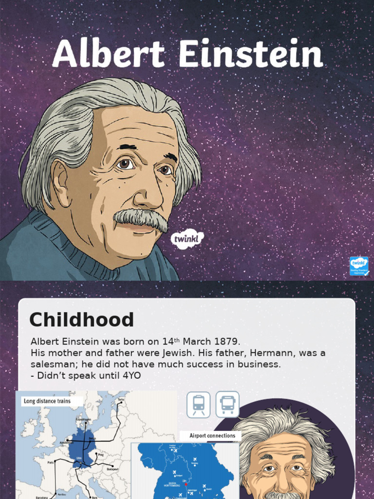 Albert Einstein: A Journey Through Childhood | PDF | Albert Einstein ...