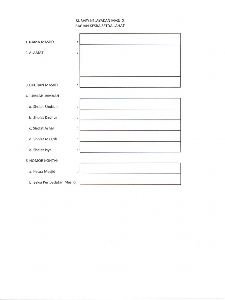 Kuisoner Survey | PDF