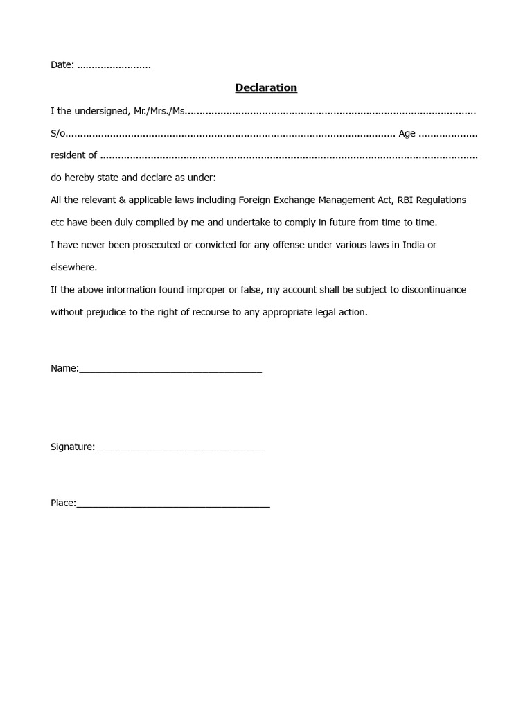 Declaration-FEMA__1_ | PDF