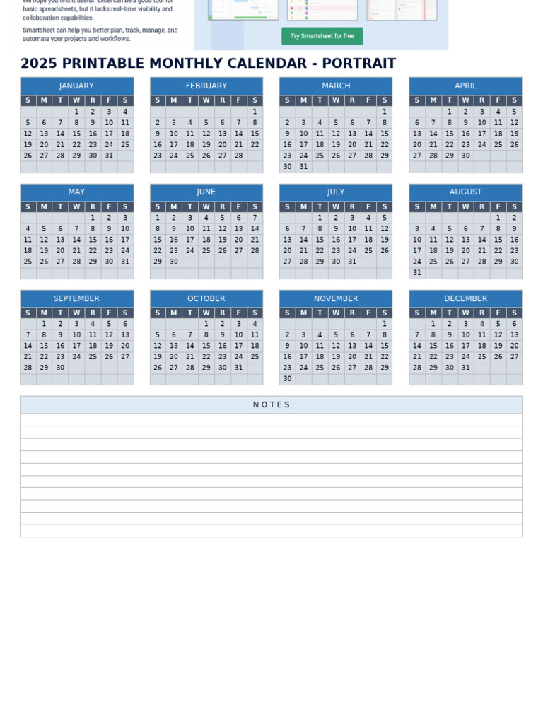 2025 Printable Monthly Calendar | PDF | Observances | Holidays