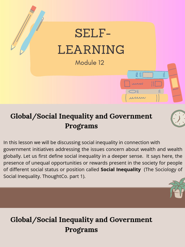 M12-HUMSS F | PDF | Poverty & Homelessness | Discrimination & Race Relations