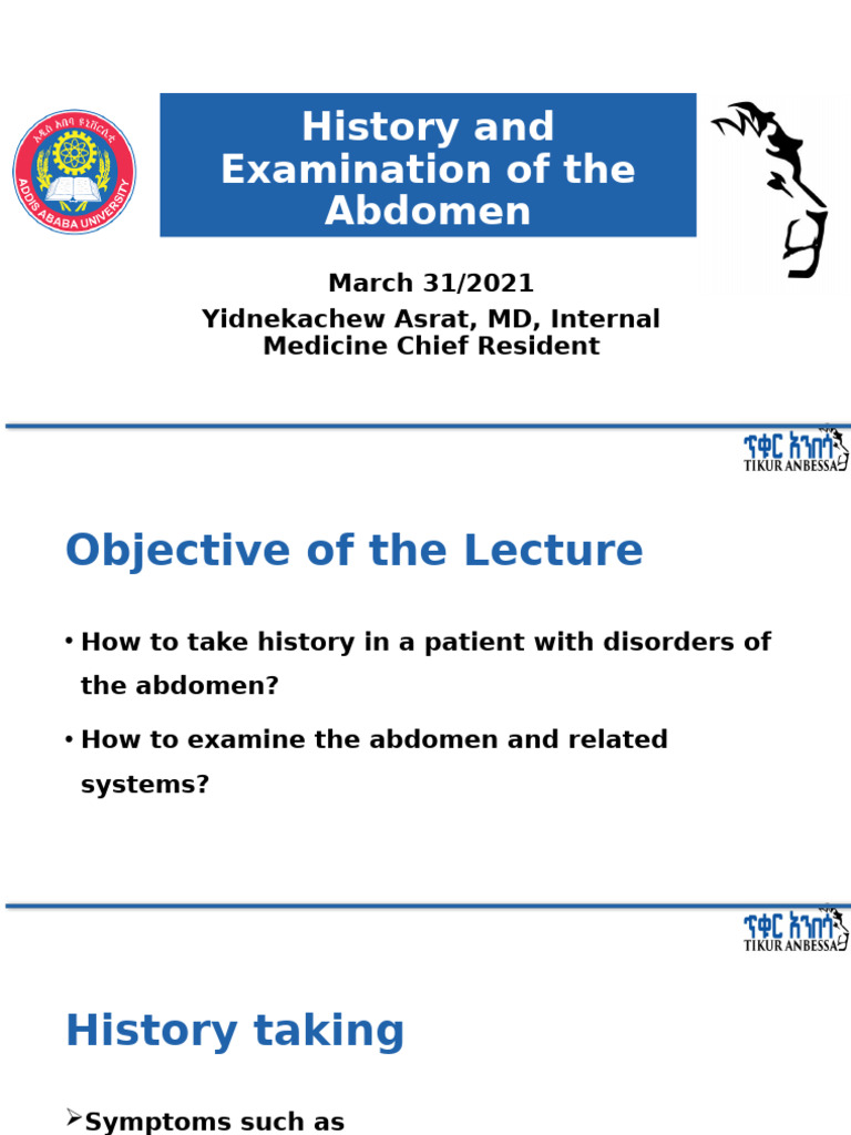 Abdominal Examination | PDF