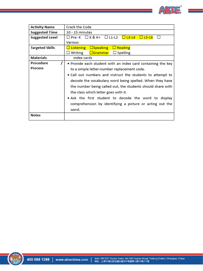 Crack the Code | PDF