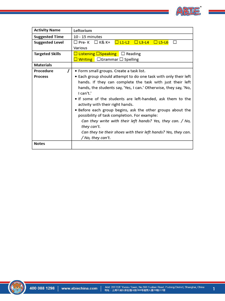 Leftorium | PDF