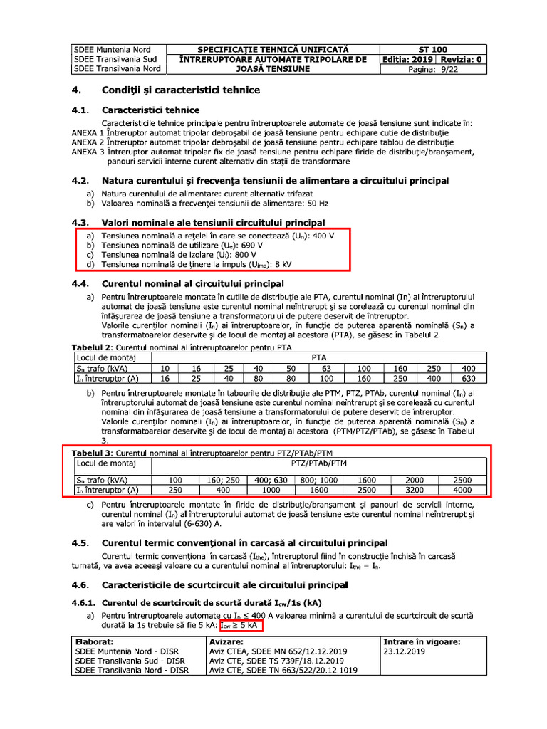 Iscc+Curenti Sec Trafo - ELECTRICA | PDF