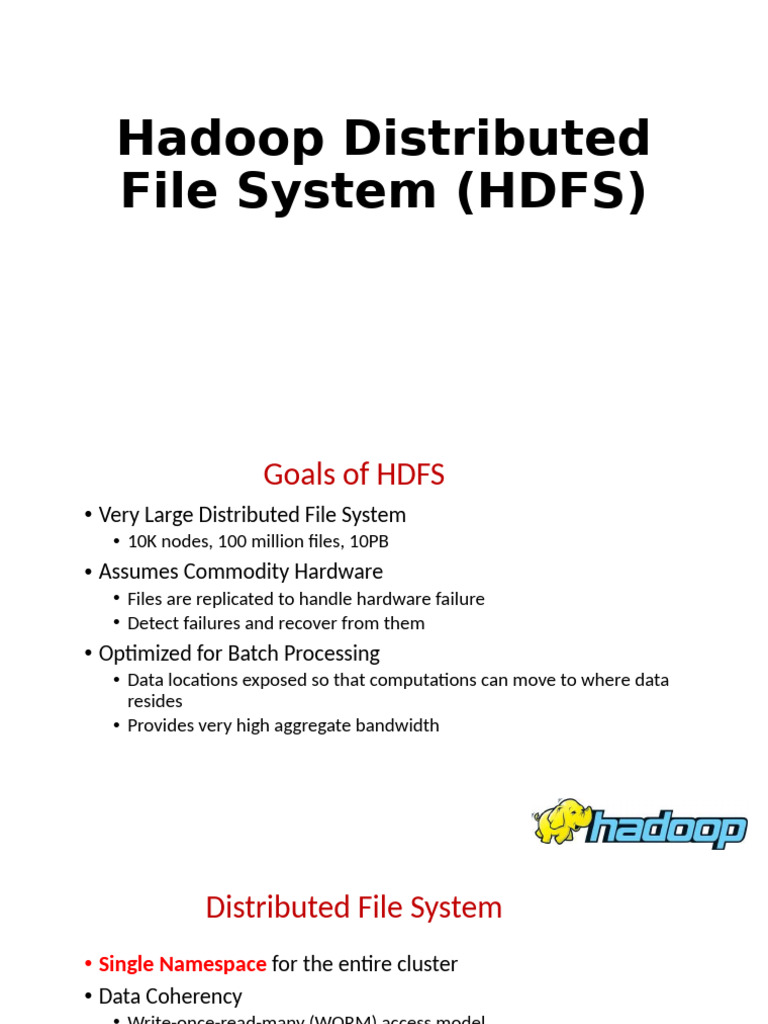 Lecture 14 Hdfs Gfs Pdf Apache Hadoop File System
