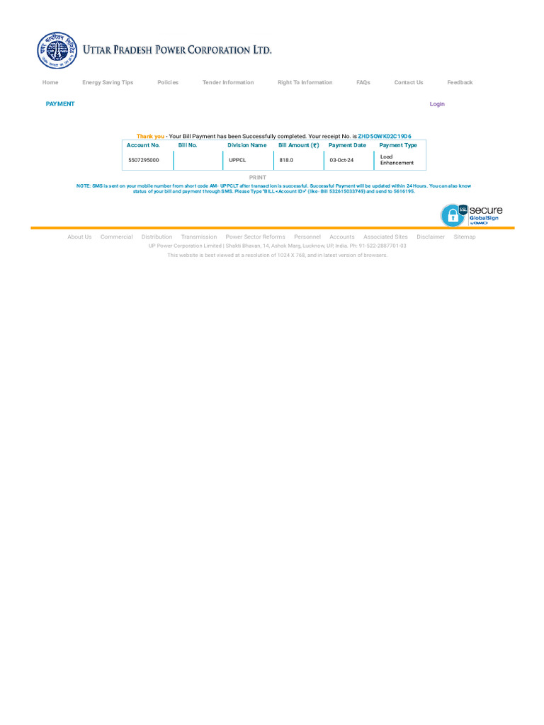 Load Extension Uppcl | PDF