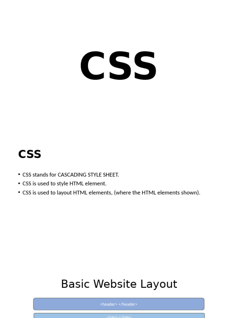 Cascading Style Sheet-1 | PDF | Html | Html Element